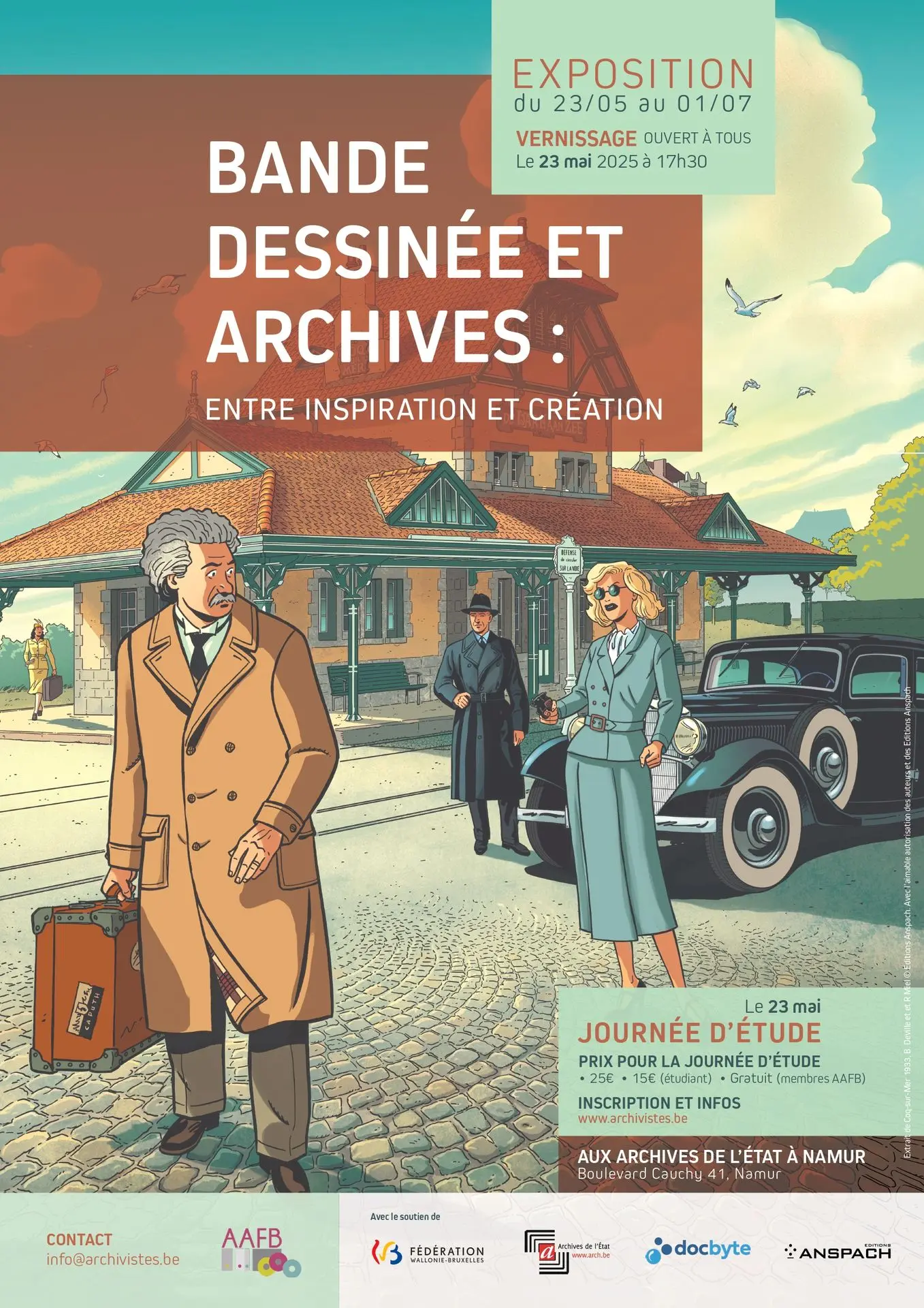 Journée d’étude “Bande dessinée et archives : entre inspiration et création” | APBFB